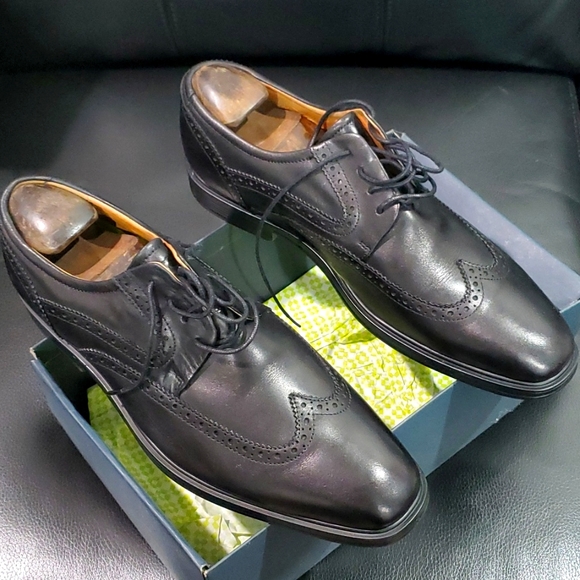 Florsheim | Shoes | Florsheim Oxford Wing Tip 12 Black Pre Ownedworn ...